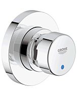 Grohe Selbstschluss-Wandventil Euroeco CS chrom, Markierung blau/rot ...