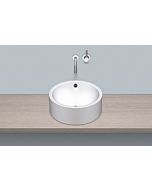 Alape comptoir lavabo X.plicit 3209000000 70x46cm blanc avec trou du ...