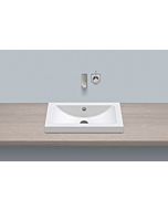 Alape Ab. Aufsatz-Waschtisch 3207200000 80x45,5x7,5cm, weiß, ohne ...