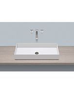 Alape Aufsatzwaschtisch AB.Q450.1 3302000000 45 x 45 cm, weiss, ohne ...