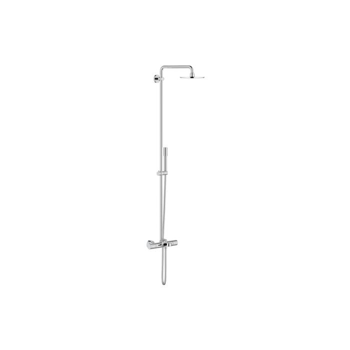 GROHE Shower system with bath thermostat for wall mounting