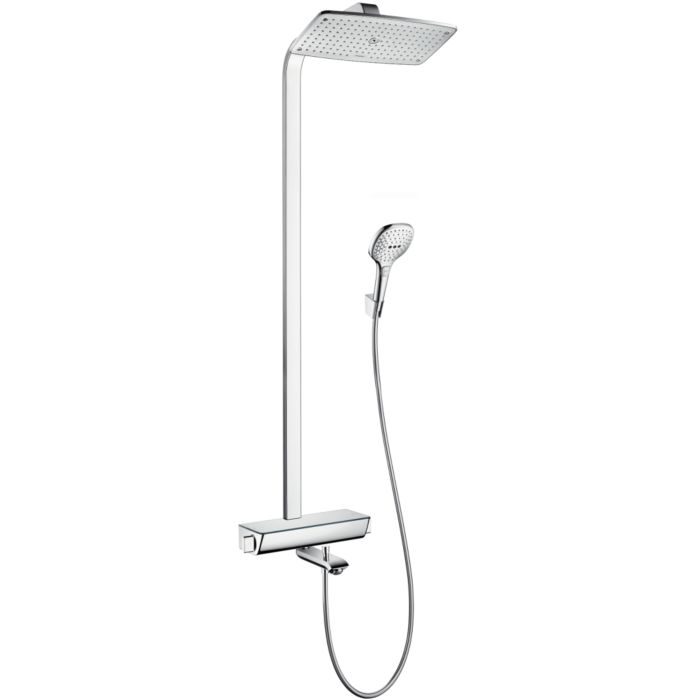 hansgrohe Raindance Select 27113000 Showerpipe E 360, chrome, shower ...