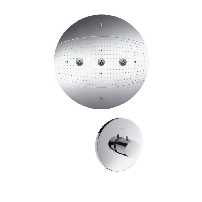 hansgrohe Raindance Rainmaker Kopfbrause 28403000 60 cm, Deckeneinbau ...