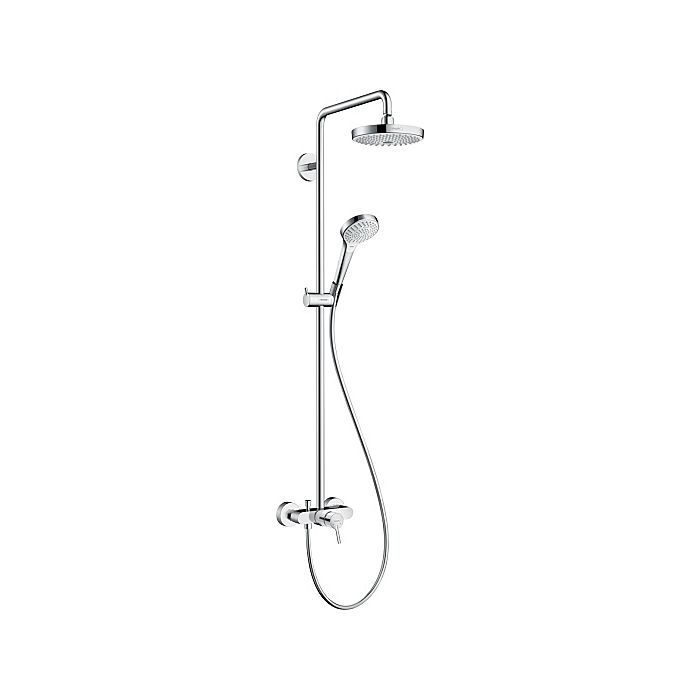 hansgrohe Croma Select S 27255400 Croma Select S 180 2jet Showerpipe ...