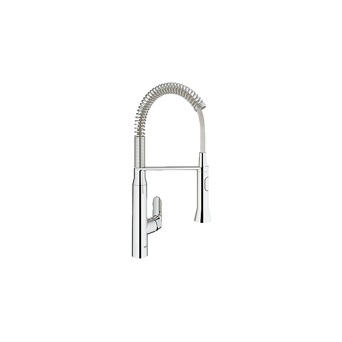 Grohe K7 Küchenarmatur 31379000 chrom, schwenkbarer Auslauf, Profibrause