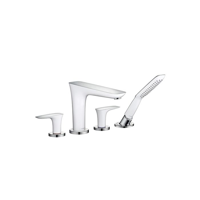 hansgrohe Wannen-4-Loch-Armatur PuraVida 15446000 Festauslauf pure chrome