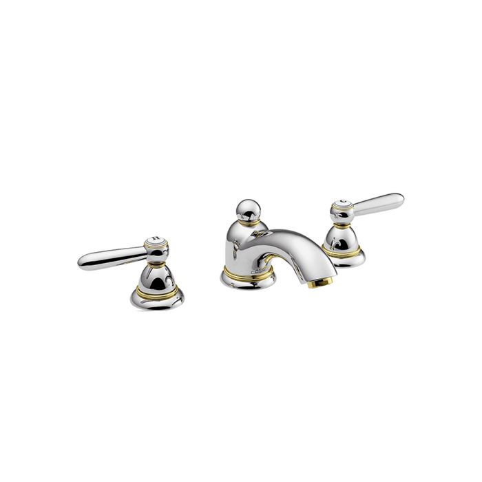 Axor Carlton 17135090 3-hole basin mixer with pop-up waste set and ...
