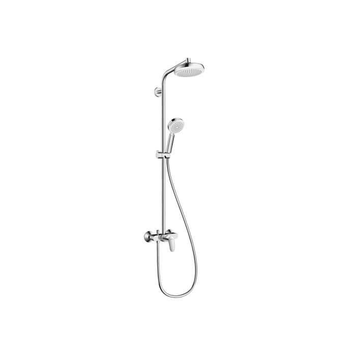 hansgrohe Crometta 27266400 Crometta 160 1jet Showerpipe with single ...