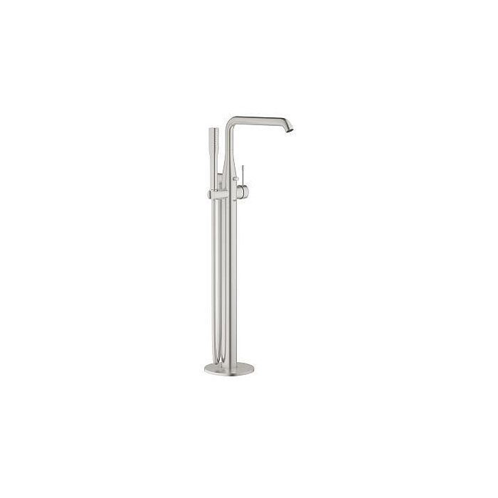 Grohe Essence Wannenarmatur 23491DC1 supersteel, Fertigmontageset ...