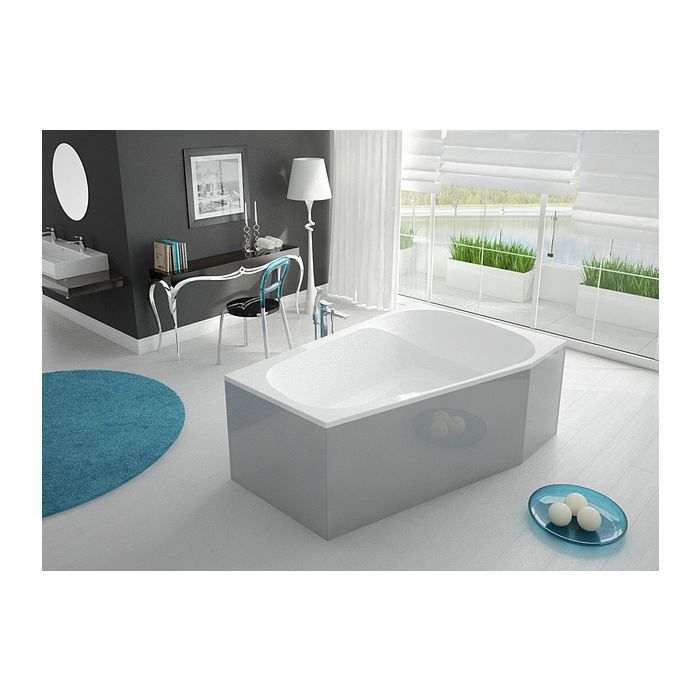 Hoesch Spectra baignoire 3667.010 180 x 120 cm, blanc, version droite