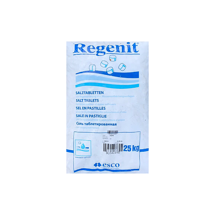 Regenit regeneration salt salt tablets sack a 25kg for water softening ...