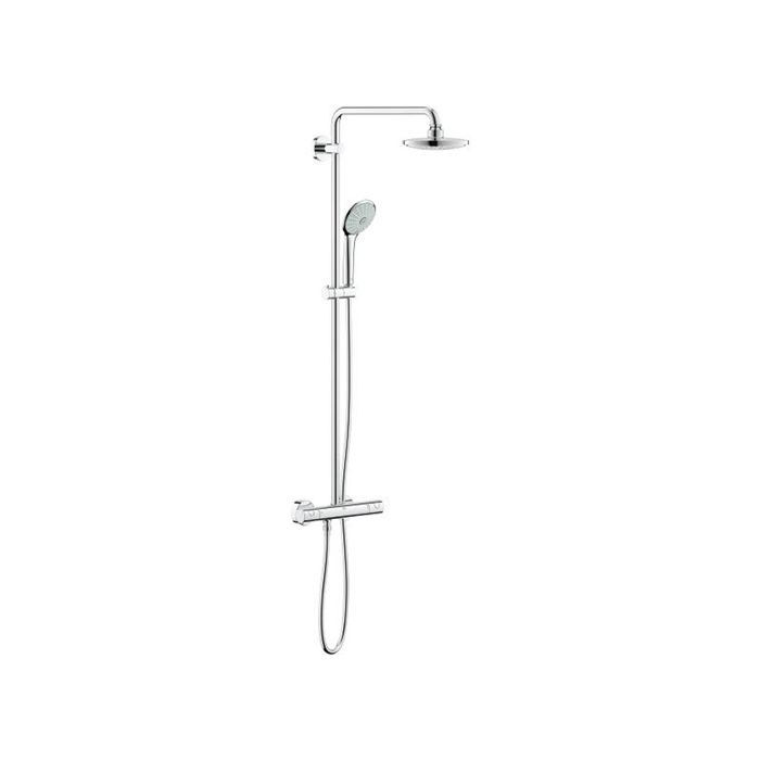 Grohe Euphoria 180 Duschsystem 27296001 chrom, Aufputz-Brausethermostat