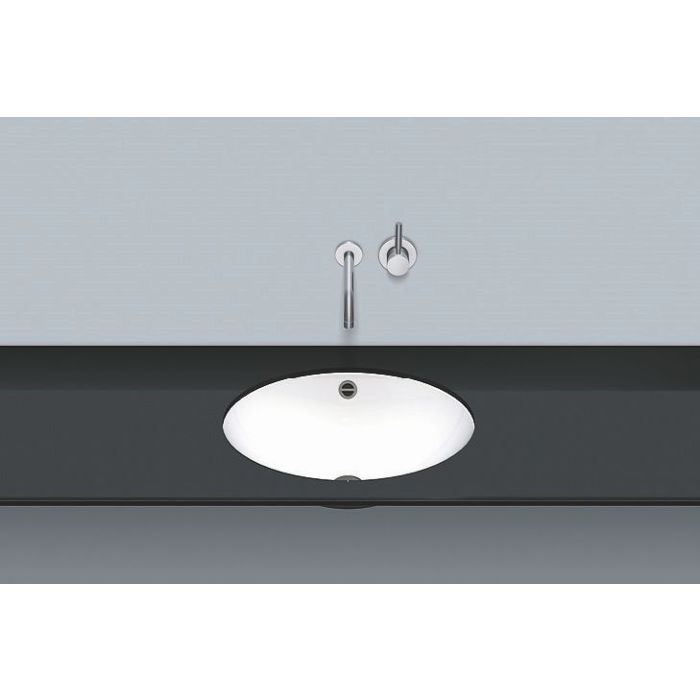 Alape Ub. Unterbaubecken 2111700000 48,1x38,3cm, weiß, ohne Hahnloch ...