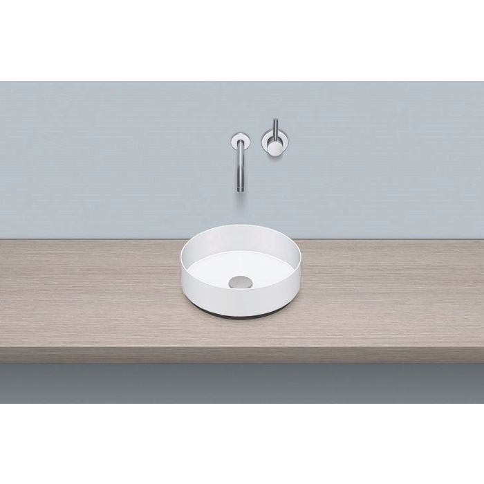Alape Ab. Aufsatz-Waschtisch 3220000000 Ø 32,5cm, weiß, ohne Hahnloch ...