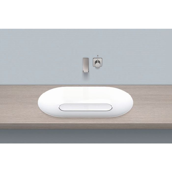 Alape Schalenbecken SB.O700.GS 3520000000 70 x 40 cm, weiss, ohne ...