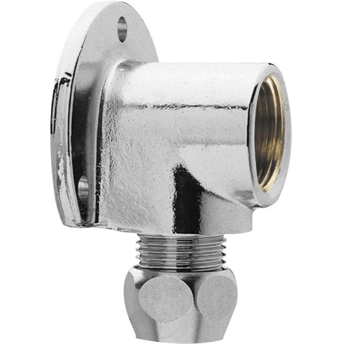 Universal wall plate 451810 chrome-plated brass, 2000 / 2 "x10mm, with 2000