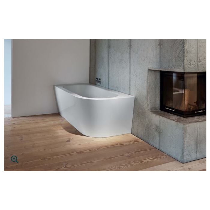 Bette BetteStarlet IV Silhouette bath 6660CERVK white GlazePlus, with ...
