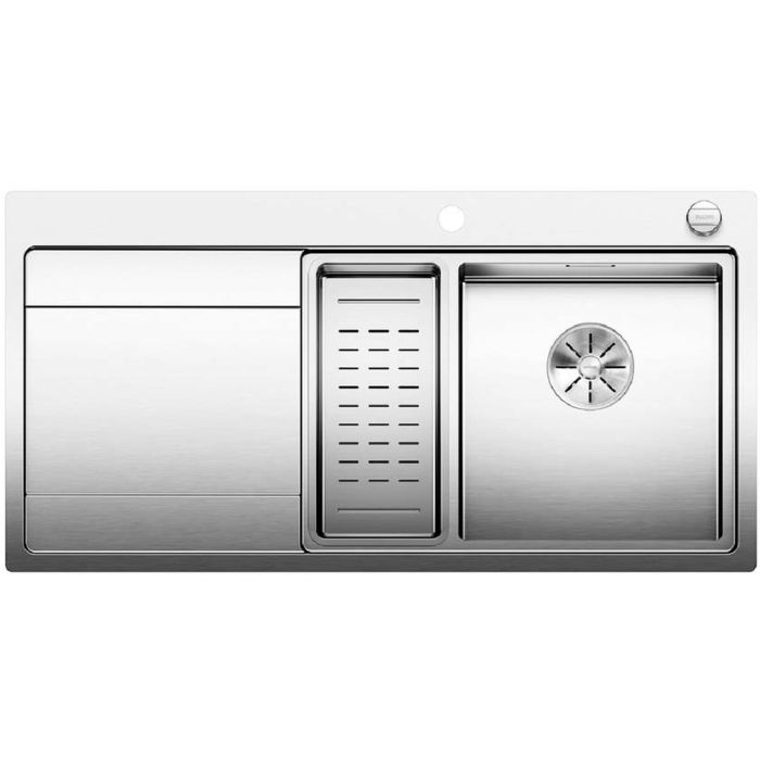 Blanco Divon ii 6 s-if sink 521662 100 x 51 cm, Stainless Steel silk ...