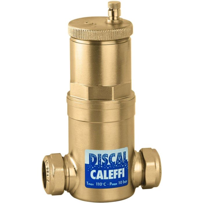 Caleffi Discal Air and Dirt Separators 551002 22mm, brass housing ...