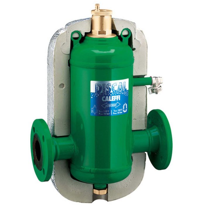 Caleffi Discal Air and Dirt Separators 102 DN 100, steel housing ...