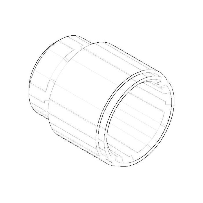 Dornbracht Adap. nippel 1/2-14 npt i 0924031311090 roh