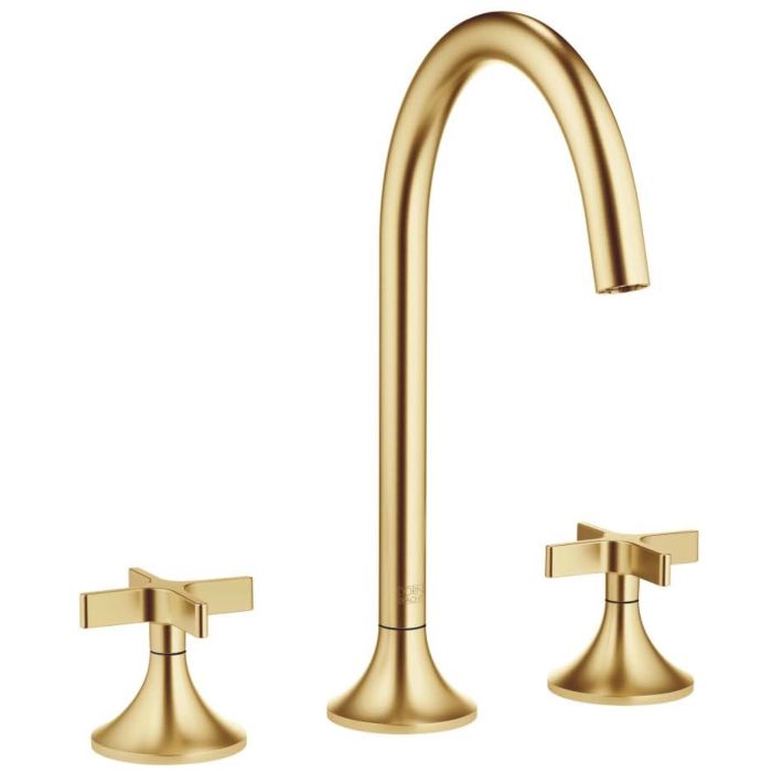 Dornbracht Vaia three-hole fitting 20713809-28 for washbasin, with ...