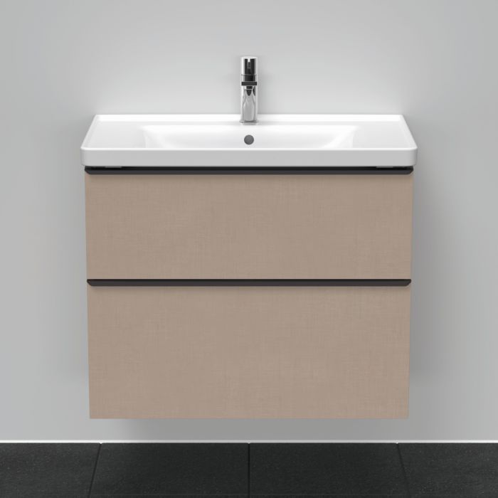 Duravit D-Neo vanity unit DE435507575 78.4 x 45.2 cm, Linen , wall ...