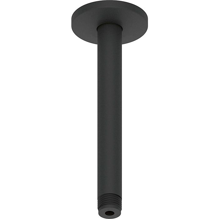 Duravit Brausearm UV0670025046 200 mm, schwarz matt, Deckenanschluss, rund