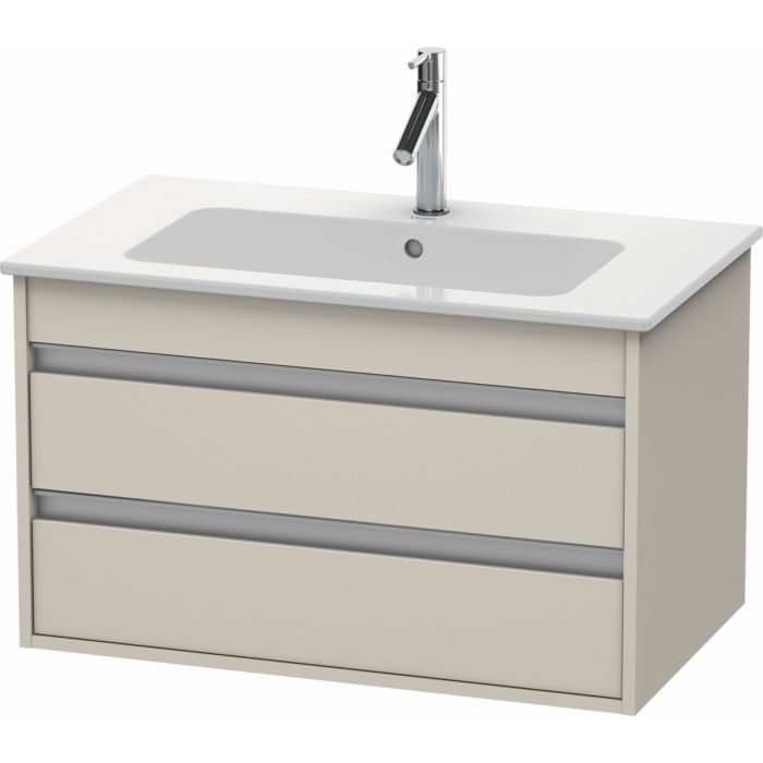 Duravit Ketho Waschtisch-Unterschrank KT642909191 80 x 47,5 cm, Taupe ...