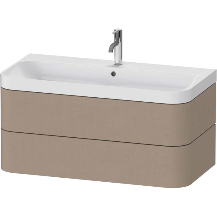 Duravit Happy D.2 Plus Möbelwaschtisch HP4348O7575 97,5 x 49 cm, 1 ...