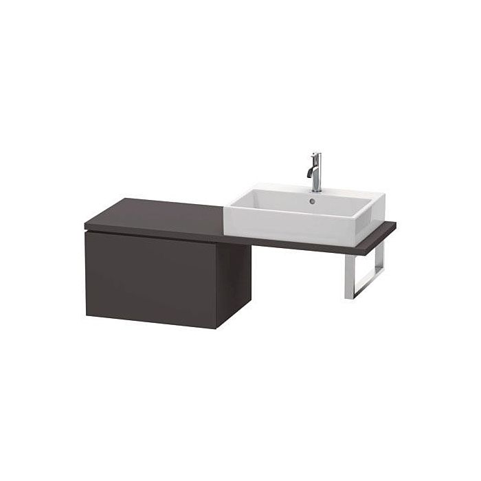Duravit L-Cube Unterschrank LC582308080 62 x 47,7 cm, graphit supermatt ...