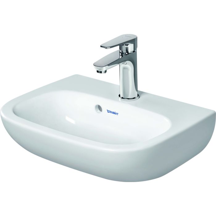 Duravit D-Code Waschtisch 0705450000 45 x 34 cm, mit Überlauf, weiss