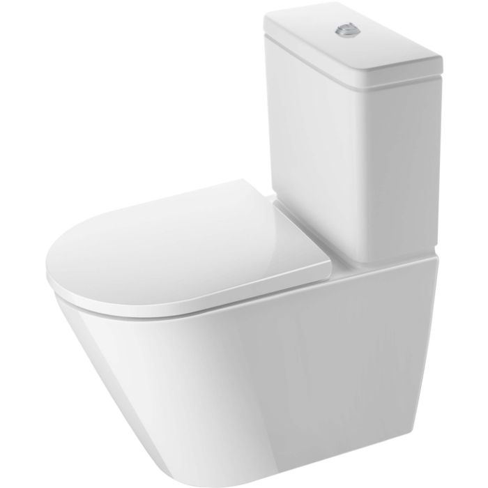 Duravit D-Neo Stand-Tiefspül-WC 2002090000 37x58cm, für aufgesetzten ...
