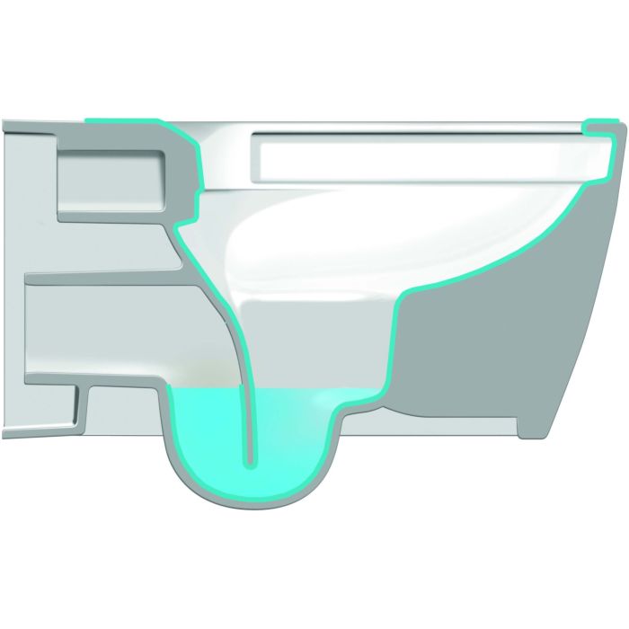 Duravit Me by Starck Wand-Tiefspül-WC 25290926001 Weiß/Weiß Seidenmatt ...