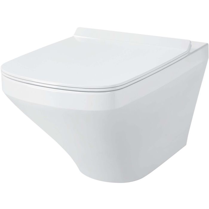 Duravit DuraStyle Wand Tiefspül WC 2551090000 für 4,5 Liter, weiss, Rimless