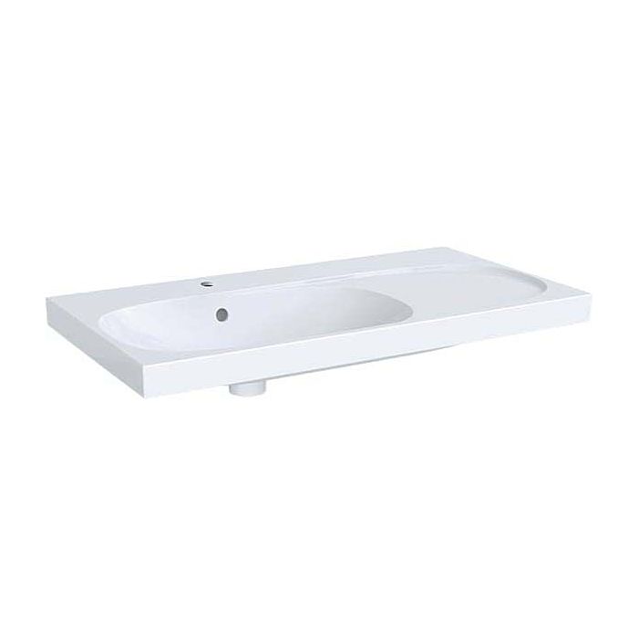 Geberit Acanto Waschtisch 500625018 90 x 48,2 cm, Ablagefläche rechts ...
