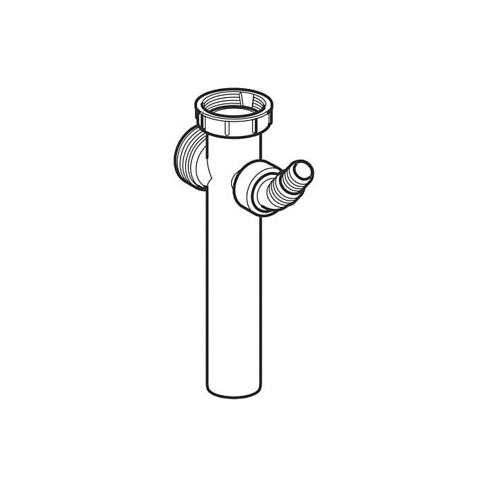 Geberit T-connection with angle hose nozzle 242105111 d40