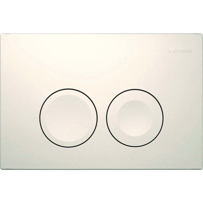 Geberit Delta 21 flush plate 115125111 white