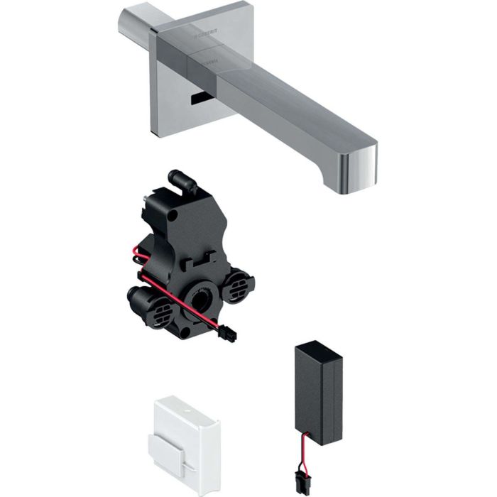 Geberit Brenta infrared basin mixer 116294211 wall mounting, battery ...