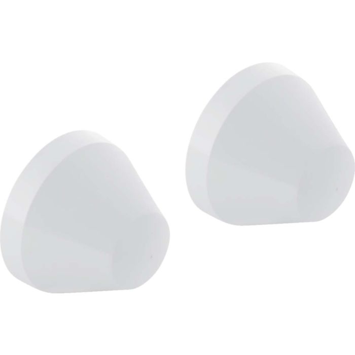 Geberit top cap set 217713111 white, set of 2 pieces, plastic, white