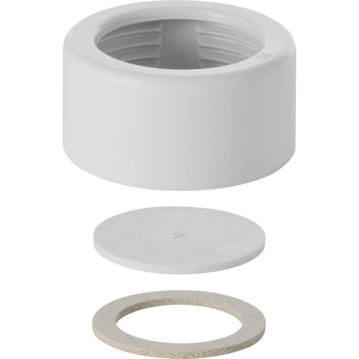 Geberit écrou-raccord 1" avec bouchon borgne 252888061 gris granit