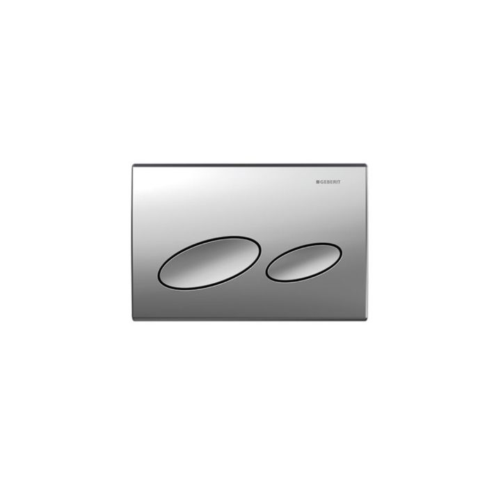 Geberit Kappa 20 flush plate 115228461 satin chrome, double flush