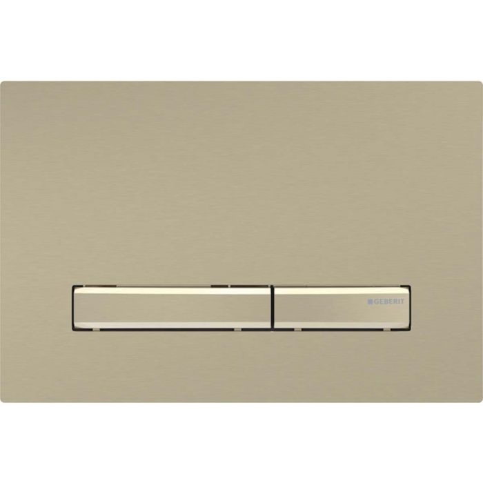 Geberit Sigma flush plate 115672QF2 cover plate brushed brass, plate ...