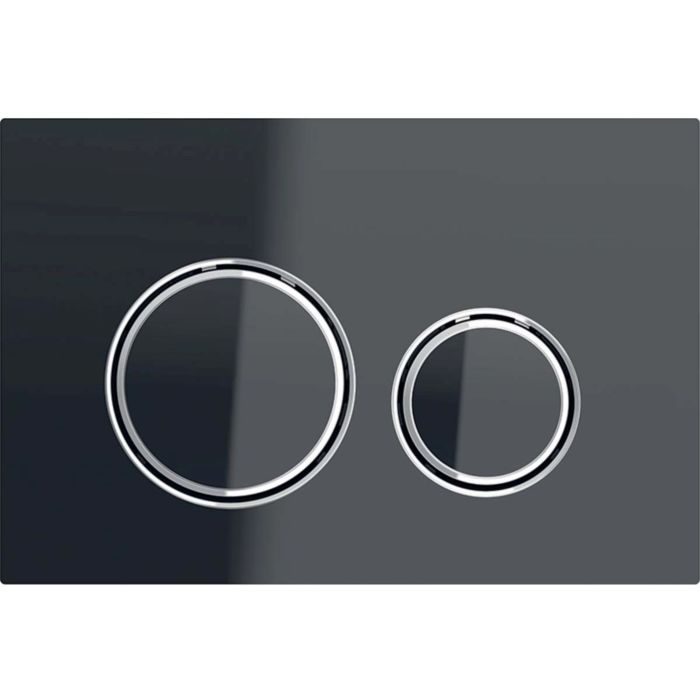 Geberit Sigma21 Betätigungsplatte 115884SJ1 schwarz, für 2-Mengen Spülung