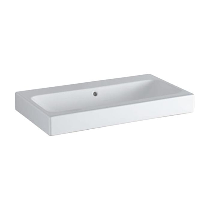 Geberit iCon Waschtisch 124078000 75 x 48,5 cm, weiss, ohne Hahnloch ...