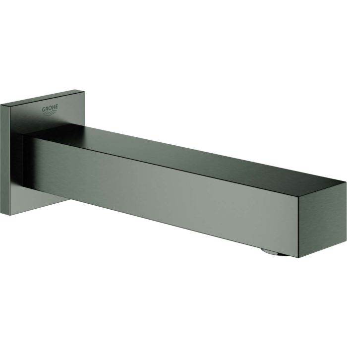 Grohe Eurocube bath spout 13303AL0 brushed hard graphite, projection 17 ...