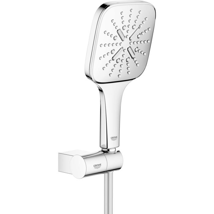 Grohe Rainshower SmartActive 130 Cube shower with bracket 26588000 ...