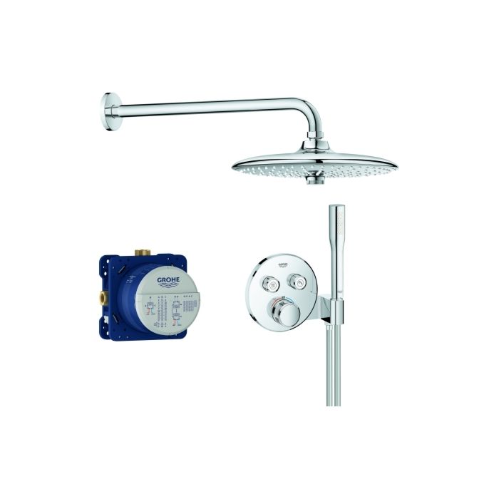 Grohe Grohtherm Smartcontrol Unterputz-Duschsystem 34744000 mit ...