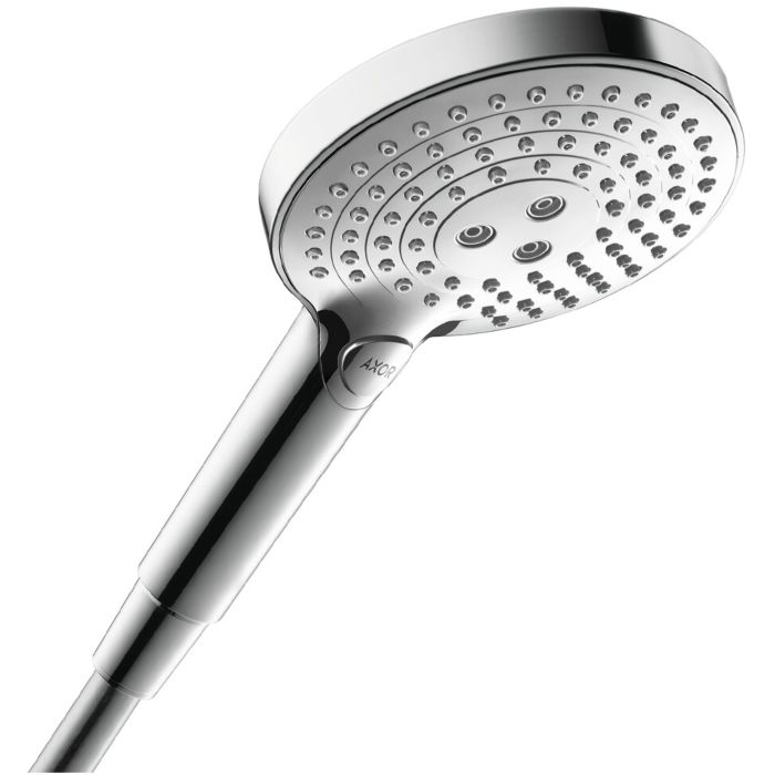 hansgrohe Axor S 120 3jet hand shower 26051000 chrome, RainAir, Rain ...