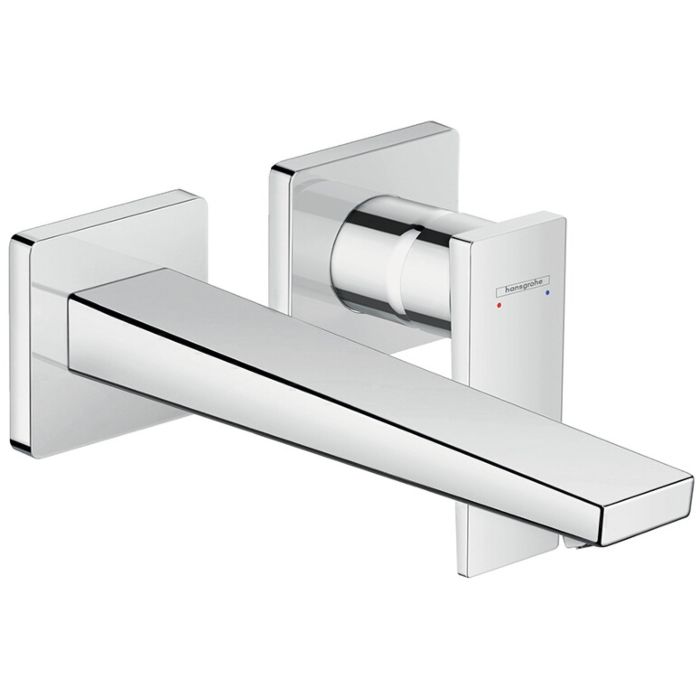 hansgrohe Metropol Waschtischarmatur 32526000 chrom, für Wandmontage ...